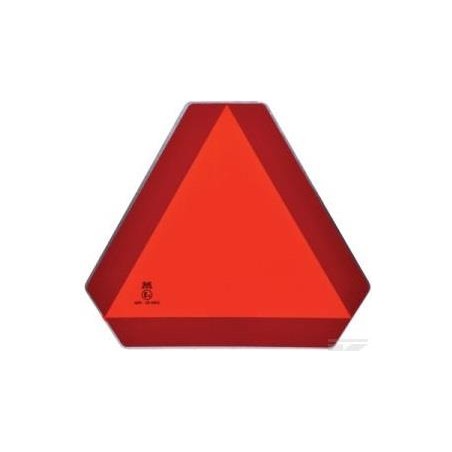 Triangle signalétique rouge